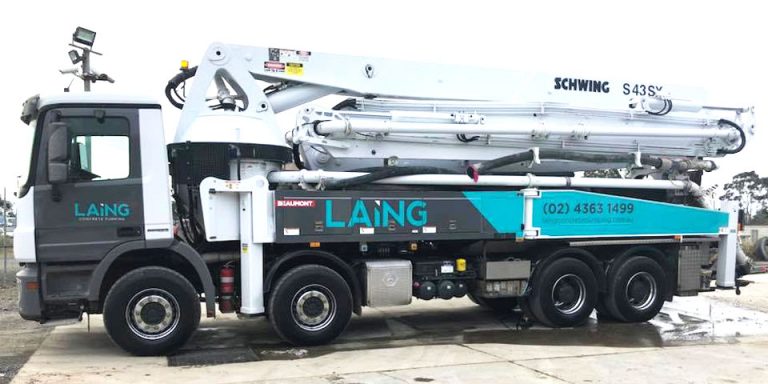 Our Fleet Of Concrete Boom Pumps - Laing Concrete Pumping